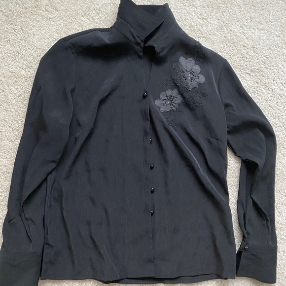 Covington | Tops | Authentic Vintage Moms Blouse With French Sleeves ...
